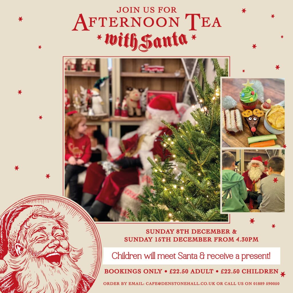 Afternoon Tea with Santa – DISCOVER EAST STAFFORDSHIRE